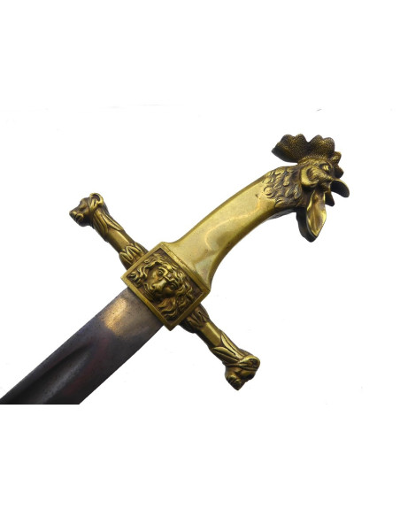 REPRODUCTION DE SABRE DE SAPEUR TETE DE COLONNE EPOQUE 1er EMPIRE.